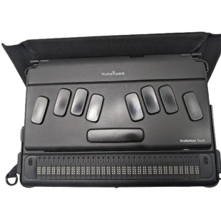 Bloc-notes braille, saisie et lecture électronique du braille pour aveugles