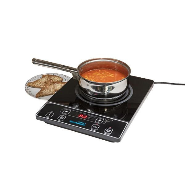 Plaque à Induction parlante 1 feu pour aveugle ou malvoyant